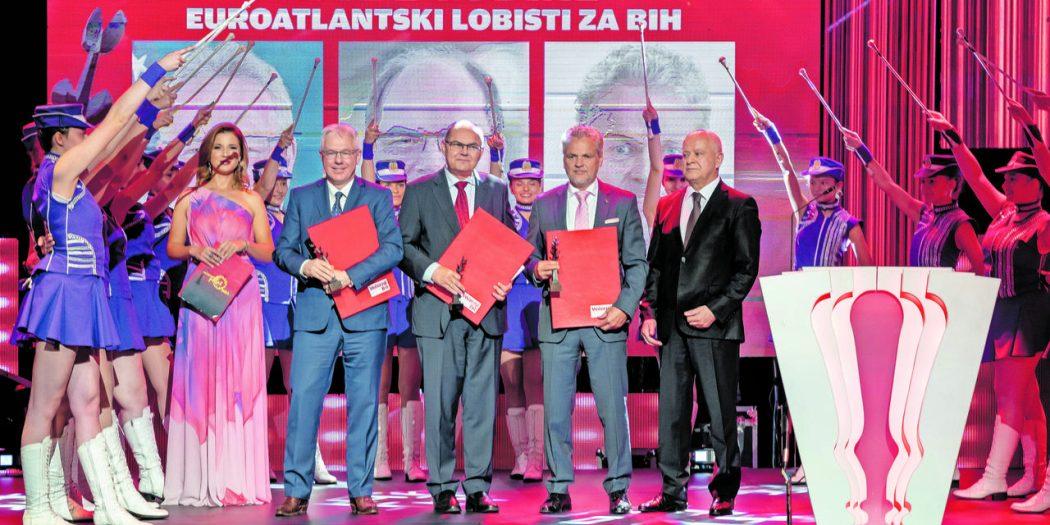 22. VEČERNJAKOV PEČAT: Osobe godine u BiH su Michael Murphy, Christian ...