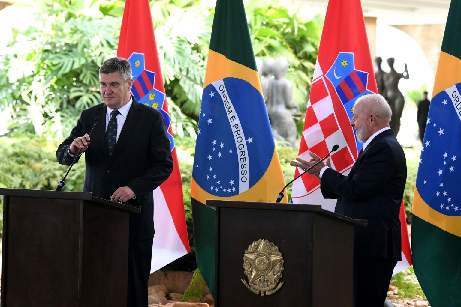 MILANOVIĆ U BRAZILU: Hrvatski i brazilski predsjednik se slažu oko svih ...
